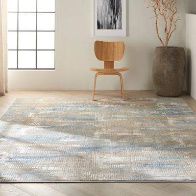Click here for Calvin Klein Rush 7 x 10 Blue/Beige Modern Indoor... prices