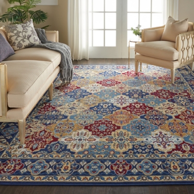Click here for Nourison Grafix 710 x 910 Multicolor Bohemian Indo... prices