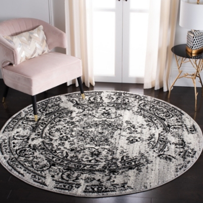 Click here for Safavieh Adirondack 6 x 6 Round Area Rug  Silver/B... prices