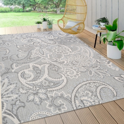 Click here for Jonathan Y Gordes Paisley High-Low 3 x 5 Indoor/Ou... prices