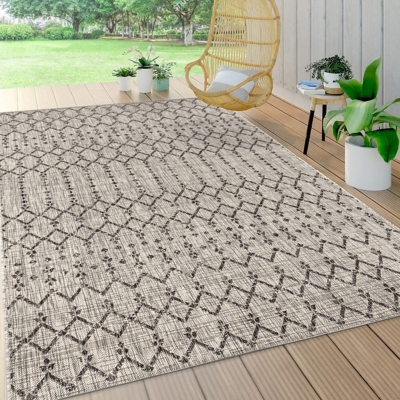 Click here for Jonathan Y Ourika Moroccan Geometric Textured Weav... prices