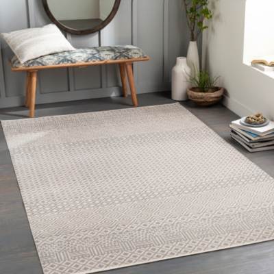 Click here for Livabliss Lavadora Washable Muted Rug  Gray prices