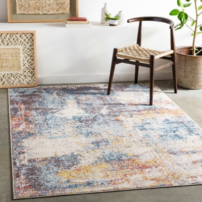Click here for Livabliss Ankara Global Area Rug  Denim/Yellow prices
