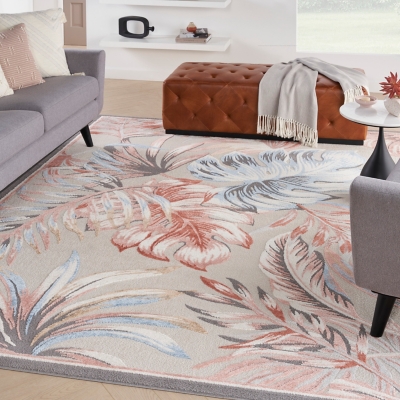 Click here for Nourison Home Palm Seaside 710 x 910 Area Rug  Mul... prices