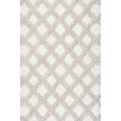 Click here for nuLOOM Francene Diamond Trellis Shag Area Rug  Ivo... prices