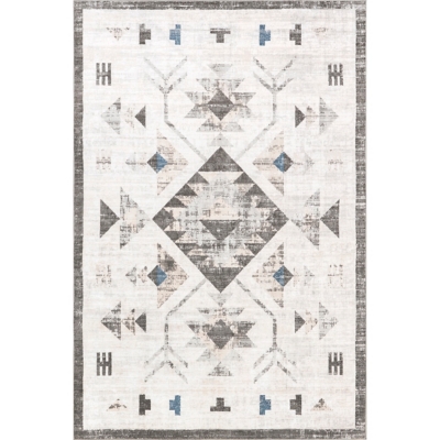 nuLOOM Irini Faded Southwestern Machine Washable Area Rug | Ashley