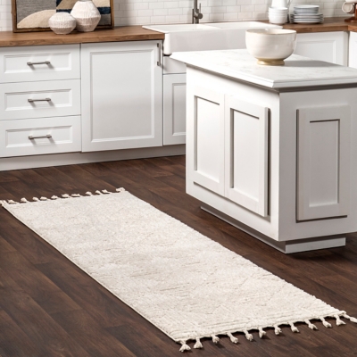 Click here for nuLOOM Kerry Textured Geometric Tasseled Area Rug... prices