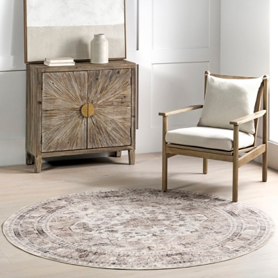 Click here for nuLOOM Davi Faded Stain-Resistant Machine Washable... prices