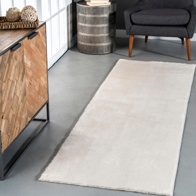 Click here for nuLOOM Loni Solid Machine Washable Shag Area Rug... prices
