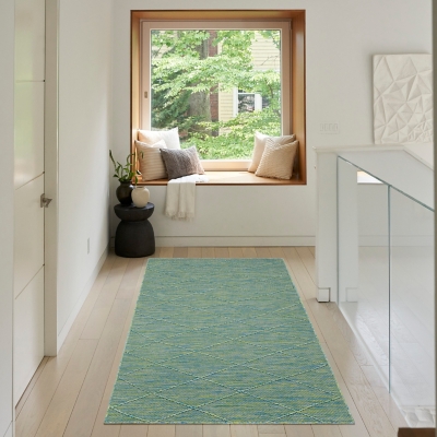 Click here for Nourison Home Washable Indoor/Outdoor Rug  Blue/Gr... prices