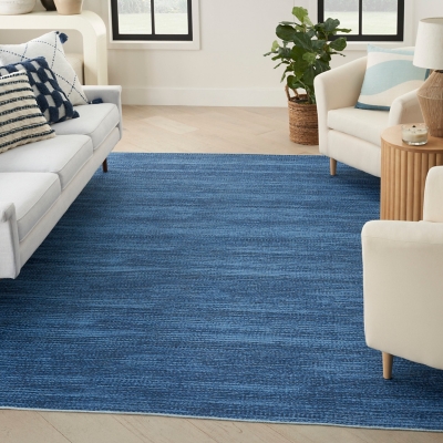 Click here for Nourison Home Machine Washable Series Rug  Blue prices