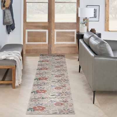Click here for Nourison Home Elegant Washables Rug  Cream Multi prices