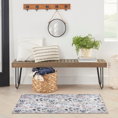Click here for Nourison Home Elegant Washables Rug  Gray Multi prices