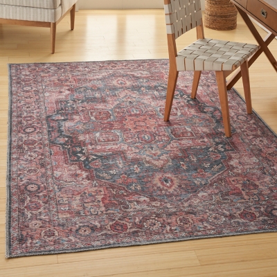 Click here for Nicole Curtis Machine Washable Series Rug  Multi prices