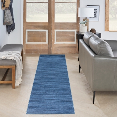 Click here for Nourison Home Machine Washable Series Rug  Blue prices