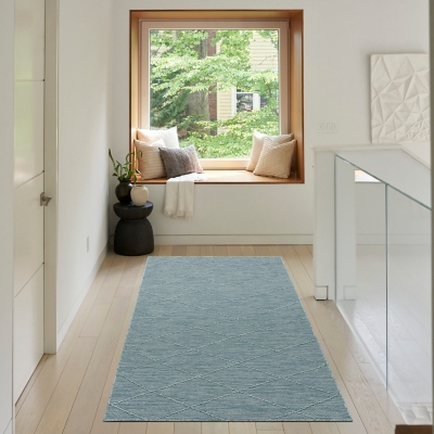 Click here for Nourison Home Washable Indoor/Outdoor Rug  Aqua prices