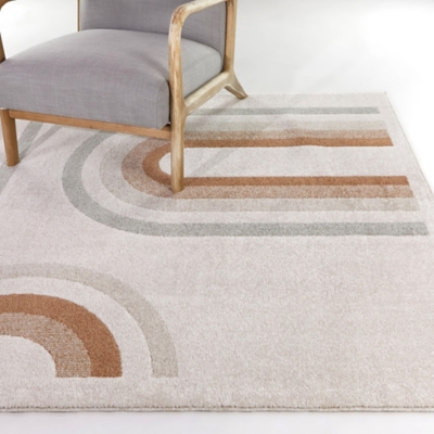 Click here for Balta Ana Kids Rainbow 5 3 x 7 Area Rug  Gray prices