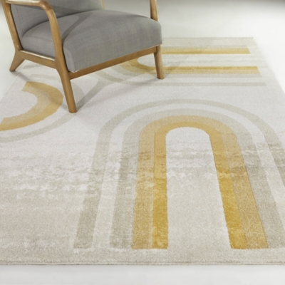 Click here for Balta Ana Kids Rainbow 5 3 x 7 Area Rug  Yellow prices