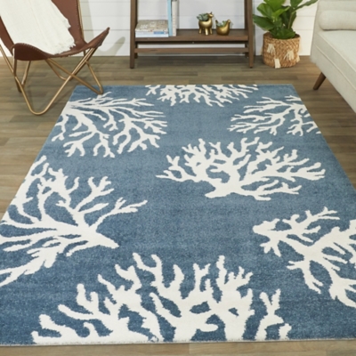 Click here for Balta Caistor Coastal Coral Print 7 10 x 10 Area R... prices