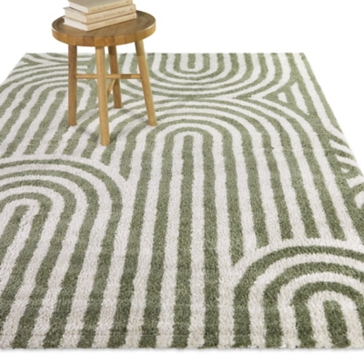 Click here for Balta Gerhard Modern Stripe 5 3 x 7 Area Rug  Gree... prices