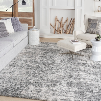 Click here for Nourison Home Mixed Dreamy Shag Rug  Charcoal Gray prices