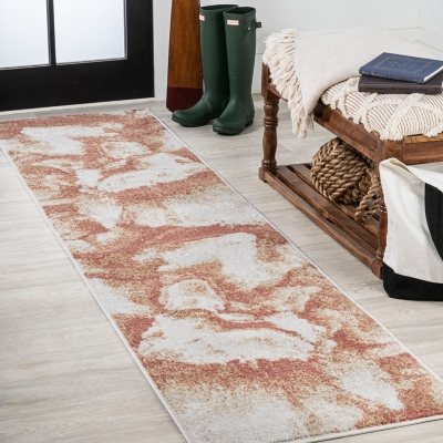 Click here for Jonathan Y Petalo Abstract Two-Tone Area Rug  Oran... prices