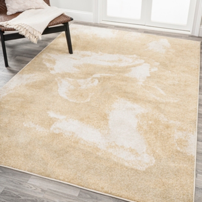 Click here for Jonathan Y Petalo Abstract Two-Tone Area Rug  Gold... prices