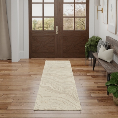 Click here for Nourison Home Graceful Area Rug 2 x 8  Beige prices