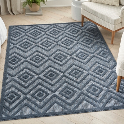 Click here for Nourison Home Versa 5 x 7 Area Rug  Navy Blue prices