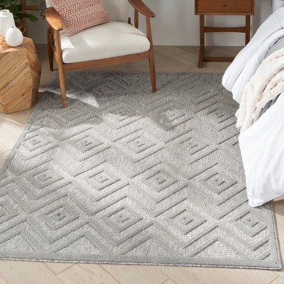 Click here for Nourison Home Versa 5 x 7 Area Rug  Silver/Gray prices