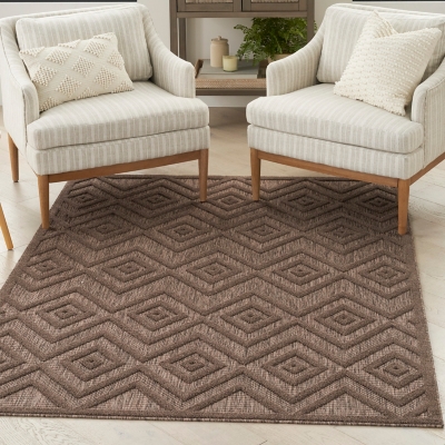 Click here for Nourison Home Versa 6 x 9 Area Rug  Brown prices