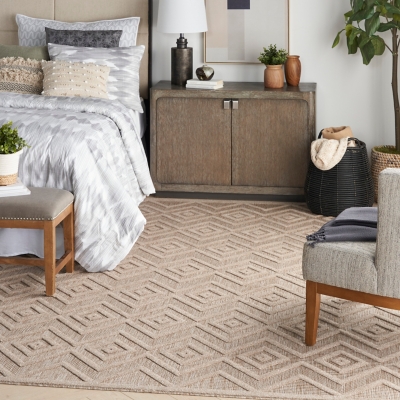 Click here for Nourison Home Versa 7 x 10 Area Rug  Natural Beige prices