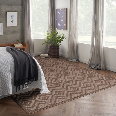 Click here for Nourison Home Versa 8 x 10 Area Rug  Brown prices