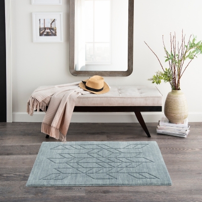 Click here for Nourison Home Alessia 2 x 3 Area Rug  Blue prices