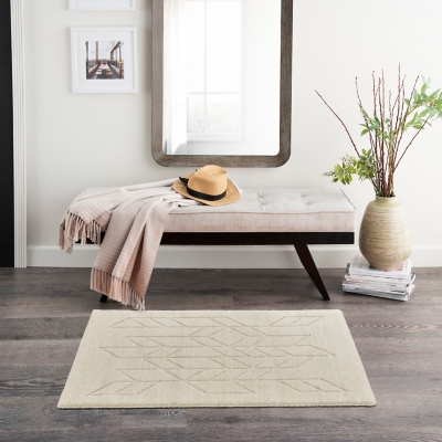 Click here for Nourison Home Alessia 2 x 3 Area Rug  Ivory prices