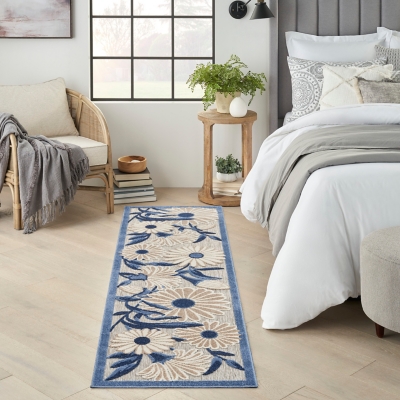 Click here for Nourison Home Splash 23 X 12 Daisy Floral Runner... prices