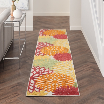 Click here for Nourison Home Splash 23 X 12 Dahlia Floral Runner... prices