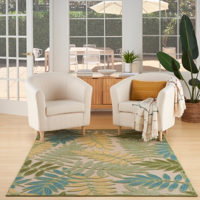 Click here for Nourison Home Splash 36 X 56 Botanical Pattern Ind... prices