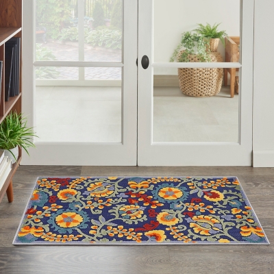 Click here for Nourison Home Splash 28 X 4 Leafy Vines Indoor/Out... prices