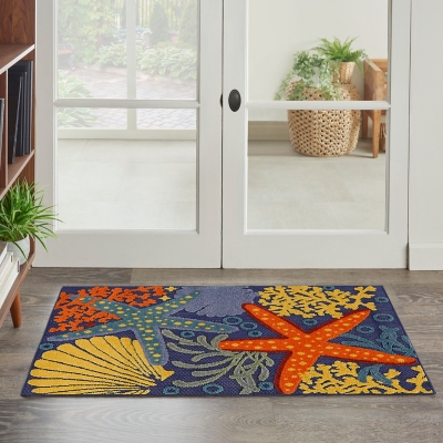 Click here for Nourison Home Splash 28 X 4 Sea Star Indoor/Outdoo... prices