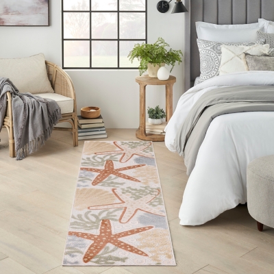 Click here for Nourison Home Splash 2 X 6 Sea Star Indoor/Outdoor... prices