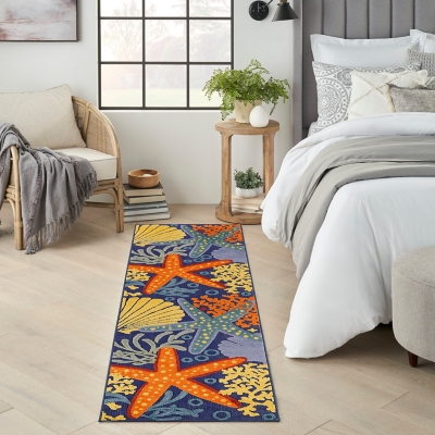 Click here for Nourison Home Splash 23 X 8 Sea Star Indoor/Outdoo... prices