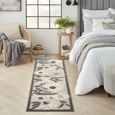 Click here for Nourison Home Splash 2 X 6 Daisy Floral Indoor/Out... prices