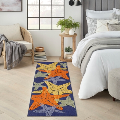 Click here for Nourison Home Splash 2 X 6 Starfish Indoor/Outdoor... prices