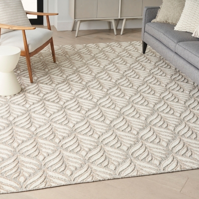 Click here for Nourison Home Splash 7 X 10 Texture Area Rug  Ivor... prices