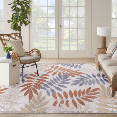 Click here for Nourison Home Splash 710 X 10 Botanical Pattern In... prices