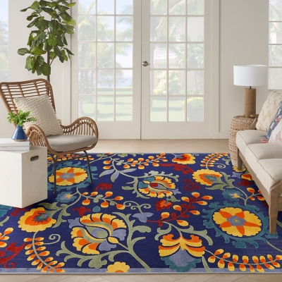 Click here for Nourison Home Splash 710 X 10 Leafy Vines Indoor/O... prices