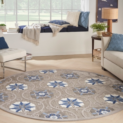 Click here for Nourison Home Splash 710 X Round Medallion Area Ru... prices