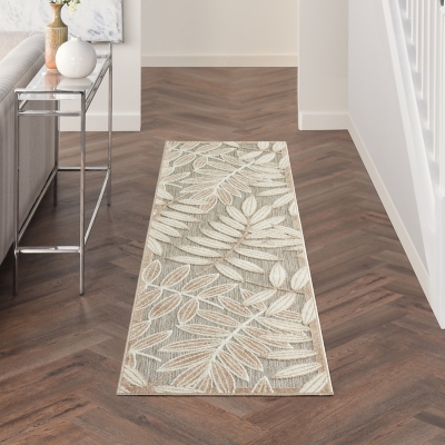 Click here for Nourison Home Splash 23 X 8 Botanical Pattern Area... prices