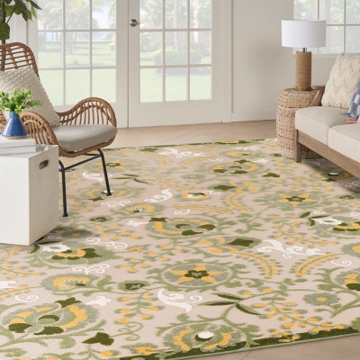 Click here for Nourison Home Splash 710 X 10 Leafy Vines Indoor/O... prices